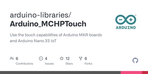 github arduino libraries arduino mchptouch use the touch