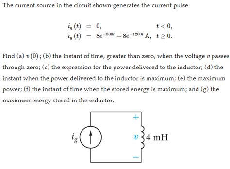 [solved] the current source in the circuit shown generate