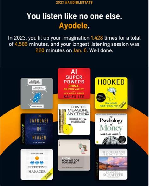 Ayodele Oluleye On Linkedin Audiblestats Personaldevelopment Growth Audiobooks