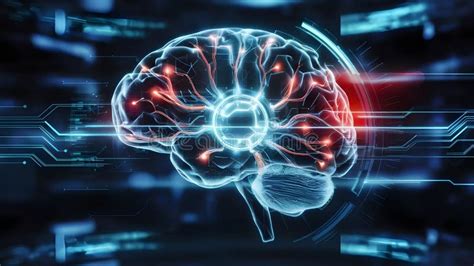 Neural Network In Action Stock Illustration Illustration Of Darkness