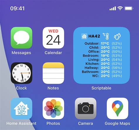 Ios Widget For Home Assistant Via Scriptable Home Assistant Companion For Apple Home