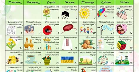 Планування Календар на травень Різне