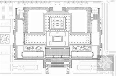 河南博物院平面图 图库 五毛网