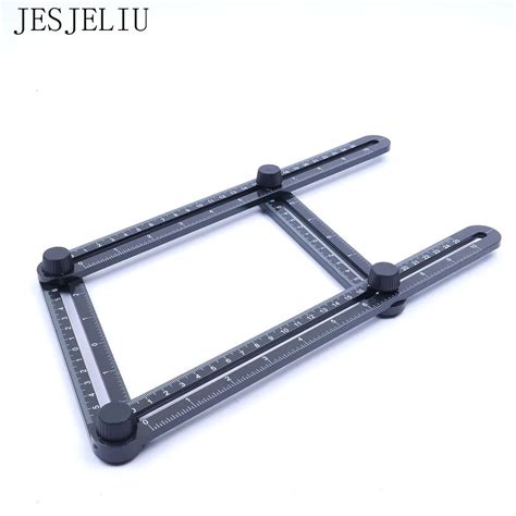 Angle Template Tool Four Sided Measuring Tool Angle Finder Protractor Multi Angle Ruler Layout