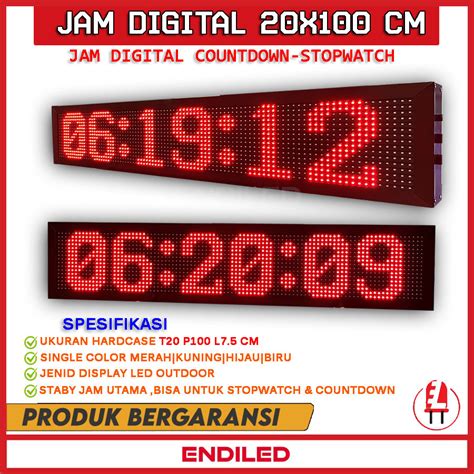 Jual Jam Led Digital Stopwatch Timer Countdown Hitungan Mundur Shopee Indonesia