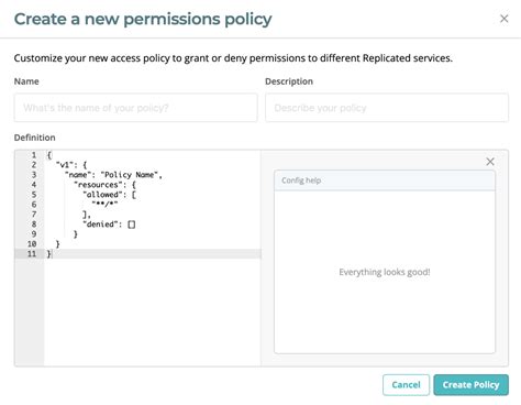 Configure RBAC Policies Replicated Docs