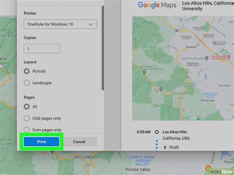 How To Print From Google Maps Desktop Mobile