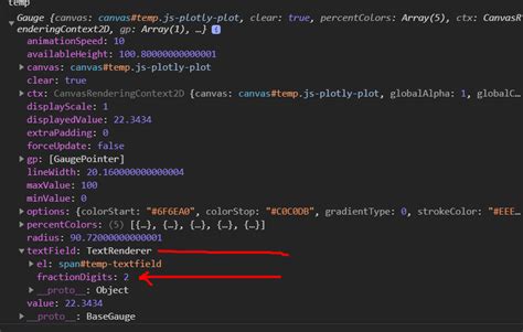 settings for decimal and precision · issue 162 · bernii gauge js · github