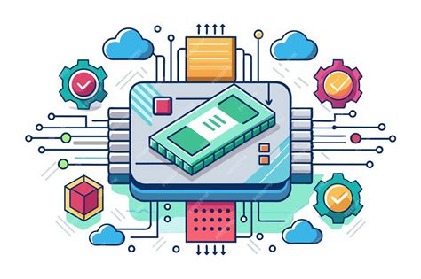 A Detailed Representation Of Firmware Customization Showing Components And Technology Symbols