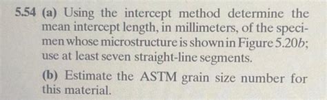 Solved 5 54 A Using The Intercept Method Determine The Chegg Com