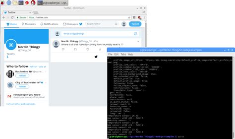 Walkthrough Of Nordic Thingy52 Nodejs Raspberry Pi Demos Blogs Nordic Blog Nordic Devzone