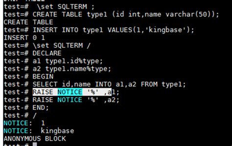 金仓数据库kingbasees 中type、rowtype区别type和rowtype的区别 Csdn博客