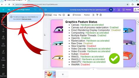 To Edit An Image You Need To Enable Webgl And Webgl 2 Youtube
