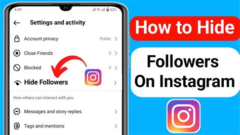 How To Hide Instagram Following Followers List YouTube