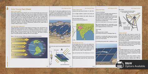 Gcse Resource Management Solar Energy Fact Sheet