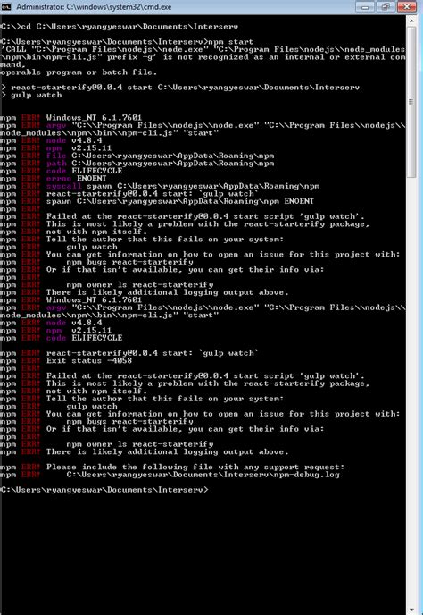 Nodejs Npm Start Is Not Working For React App On Gulp Js Stack Overflow