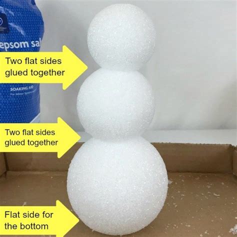 Authentic Snowman Craft Tutorial How To Make Fake Snowman How To