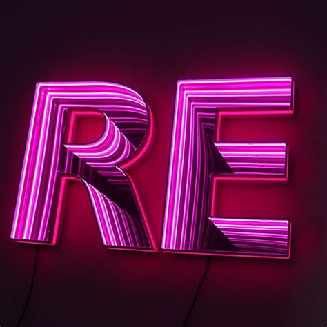 Aangepaste 3d Infinity Spiegel Letters En Cijfersaangepast Logo Infinity Spiegel