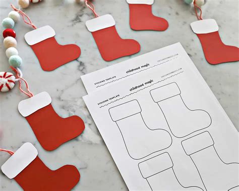 Christmas Stocking Template Printable