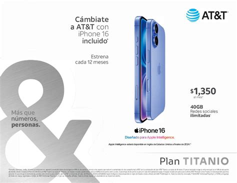 Atandt 🚀 ¡da El Salto Al Futuro Con El Iphone 16 Y El Plan Atandt Titanio
