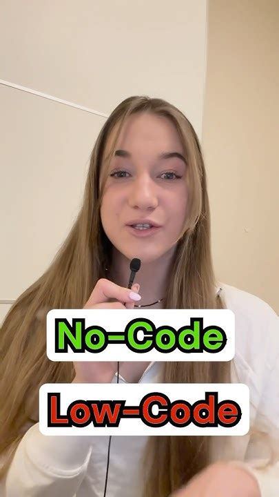 No Code Vs Low Code 👾 Youtube