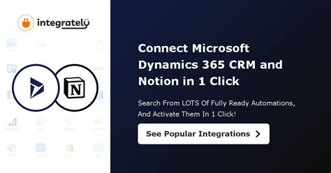 Microsoft Dynamics 365 Crm Notion Integration 4 Integrations ️