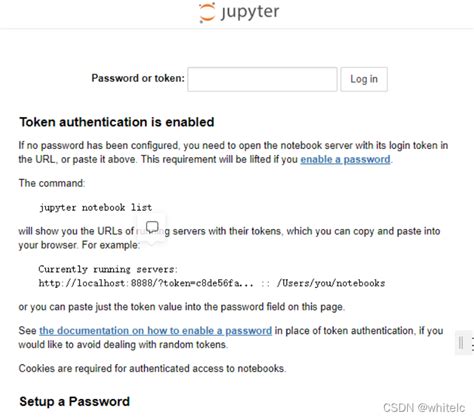 去除jupyter notebook的密码 jupyter 关闭密码 csdn博客