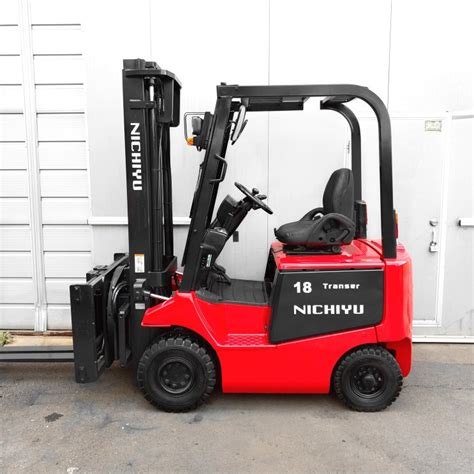 중고 니찌유 18톤 전동지게차 2단35m 3480시간 양개식자동발 회전포크 로테이팅포크 복합식 네이버 블로그