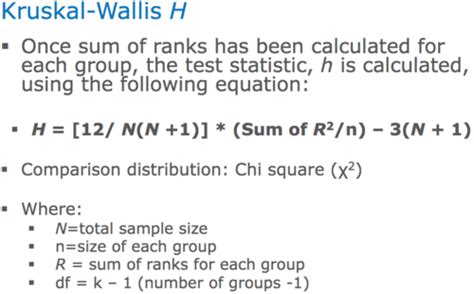 17 And 18 Non Parametric Tests Flashcards Quizlet