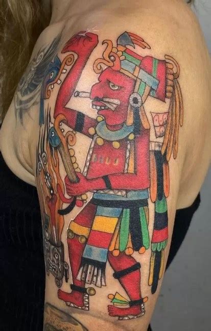 The History Of Aztec Tattoos And Their Meanings