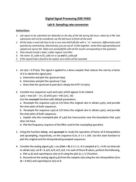 Lab 6 Pdf Interpolation Electronics