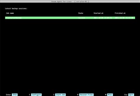 Installing The Veeam Agent For Linux