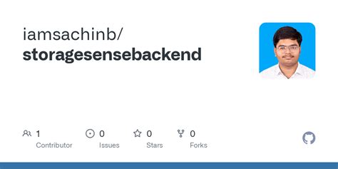 Github Iamsachinb Storagesensebackend
