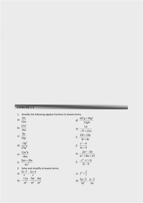 Pratical Exercise Chapter 1 Basic Algebra Ba101 Math2ever™ Place