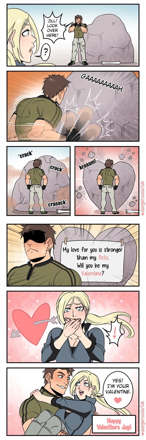 Chris Redfield Jill Valentine Romantic