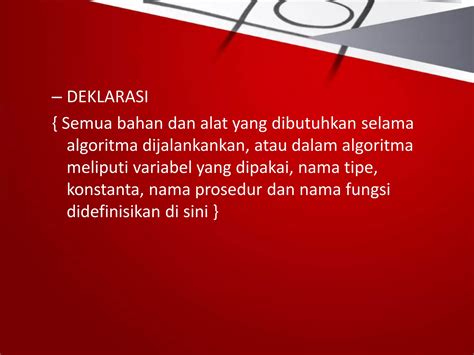 Materi Pemrograman Dasar 1 1 Algoritma Pemrograman 1 Pptx