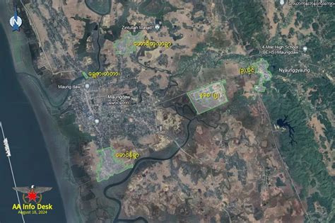 မောင်တော နခခ ၅ ကို စစ်ကောင်စီမှ လေကြောင်းကနေ အပြင်းအထန် ခုခံကာကွယ်နေ