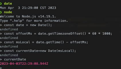 Nodejs Time Is Not Synced With Machine Time Due To Changes In Mexico Timezone Issue