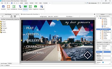 Roblox Visual Novel Concept Update 6 Additional Game Projects Creations Feedback