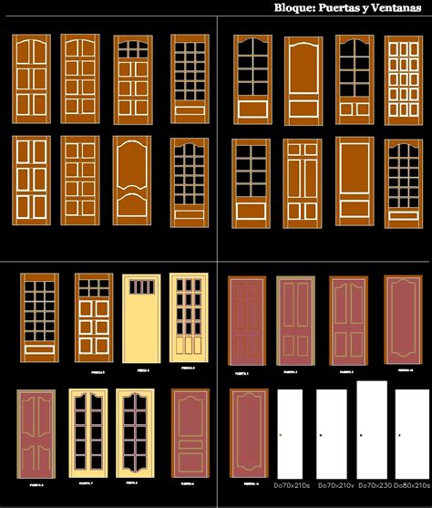 Different Models Of Doors D DWG Model For AutoCAD Designs CAD