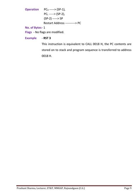 8085 Branching Instruction Pdf Programming Languages Computing