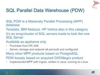 Big Data On The Microsoft Platform PPT