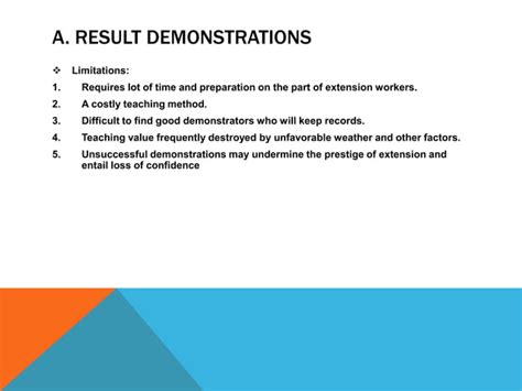 Extension Teaching Methods Pptx Education