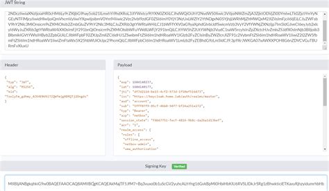 JWS Token Verification Failed Even With HS256 Set And No Other
