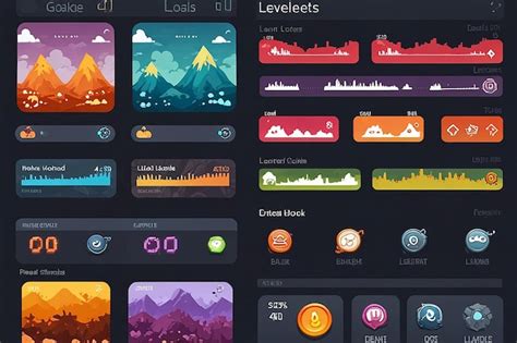 Game Levels Ui Kits Premium Ai Generated Image
