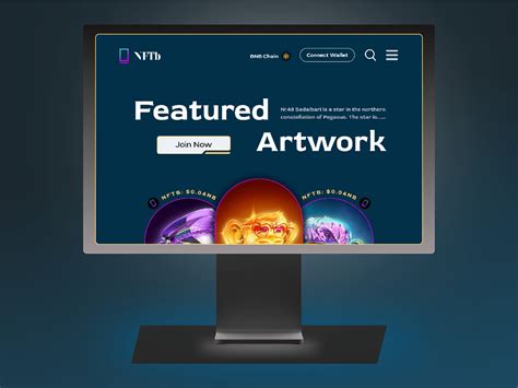 nft landing page on behance