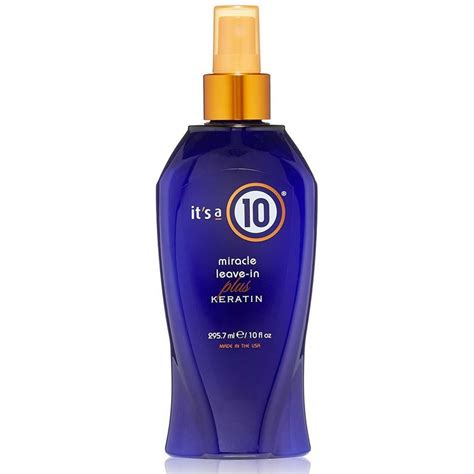 Its A 10 Miracle Leave In Plus Keratin Spray 10 Oz Pack