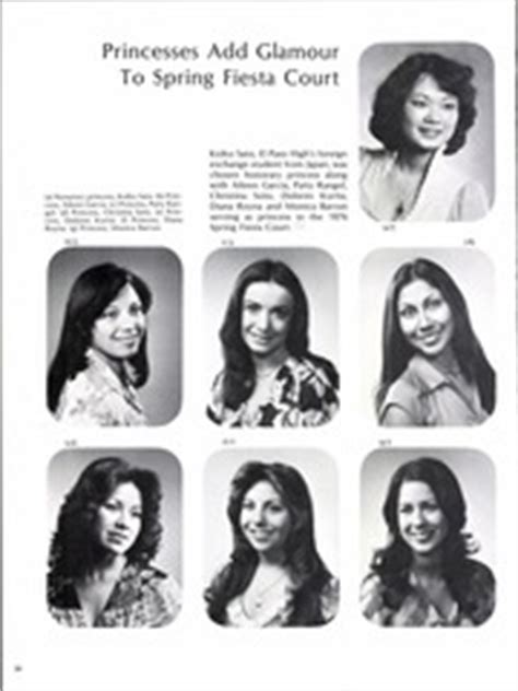 El Paso High School Spur Yearbook El Paso Tx Class Of 1976 Page