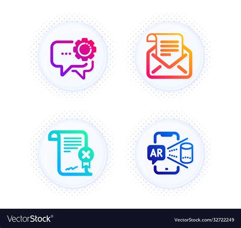 Reject Certificate Employees Messenger And Mail Vector Image