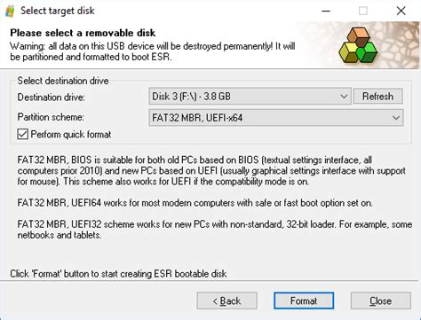 a bootable flash drive to extract encrypted volume keys break full